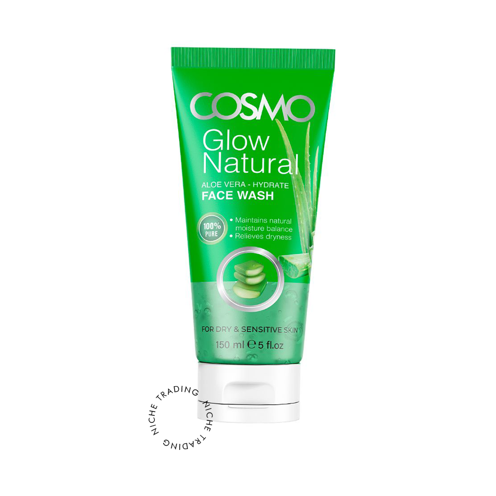 Premium Skincare Product | COSMO ALOE VERA GLOW NATURAL FACE WASH 150ML ...