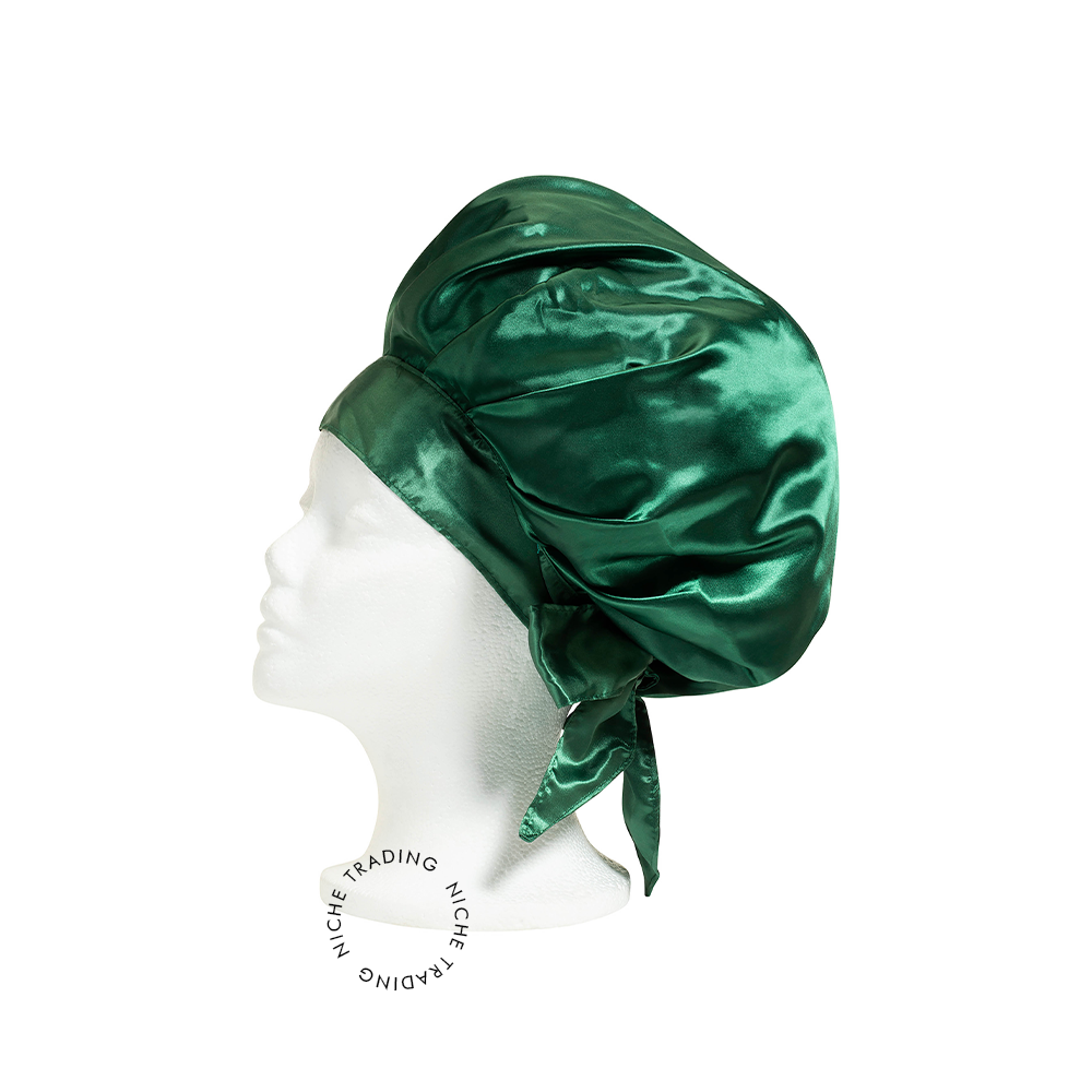 Cantu Satin Sleep Tie Bonnet-Green | Niche Trading Qatar | Buy...